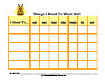 Behavior Charts with Animals