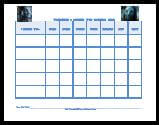 Movie And Television Character Behavior Charts, Free Printable Behavior ...