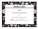 Free Printable Reward Certificates