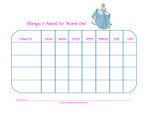 Free Printable Disney Princess Behavior Charts