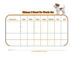 Behavior Charts with Dog Breeds
