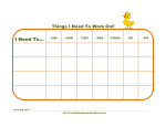 Behavior Charts with Farm Animals