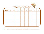 Behavior Charts with Farm Animals