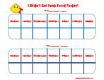 Behavior Charts to Track Healthy Eating | Free Printable Behavior Charts