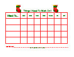 Printable Holiday Behavior Charts and Activities
