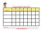 Nick Jr. Behavior Charts