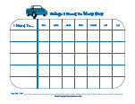 Behavior Charts with Your Favorite Cars and Trucks